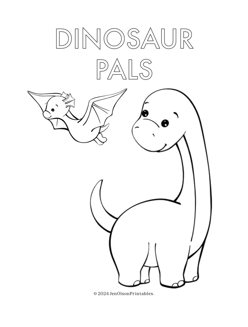10 Fun Dinosaur Activity Sheets - Etsy