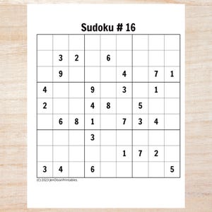 100 Hard Sudoku Puzzles Vol. 5 - Etsy