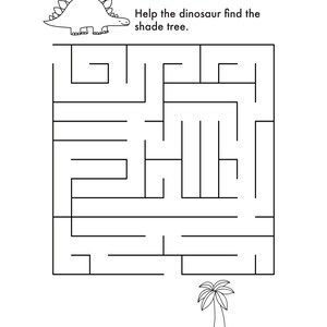 10 Fun Dinosaur Activity Sheets - Etsy