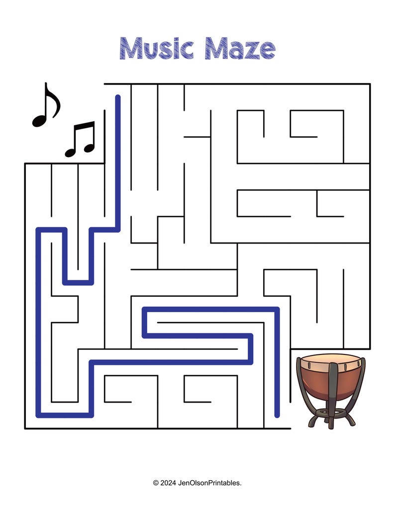 Music Maze - Etsy