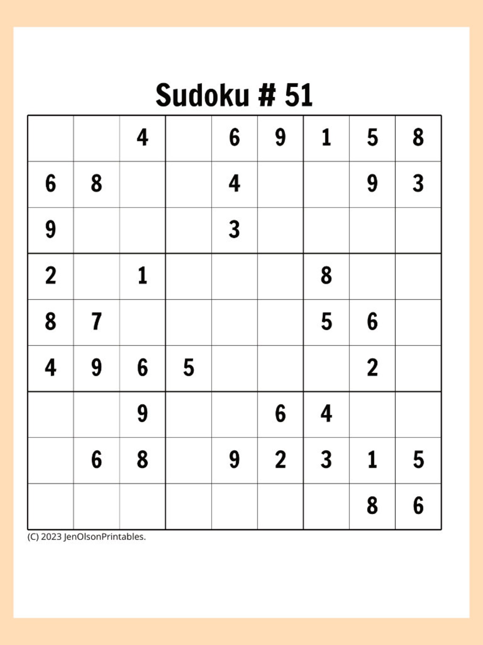 100 Easy Sudoku Puzzles Vol. 2 - Etsy