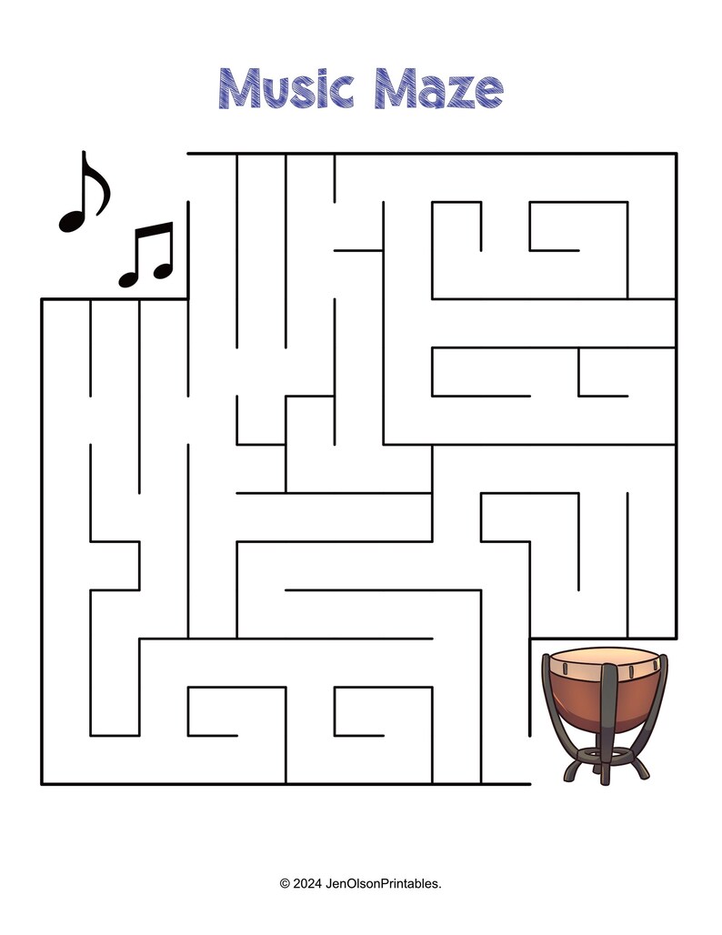 Music Maze - Etsy