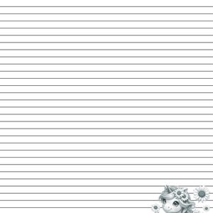 Daisy-themed Notebook Paper - Etsy