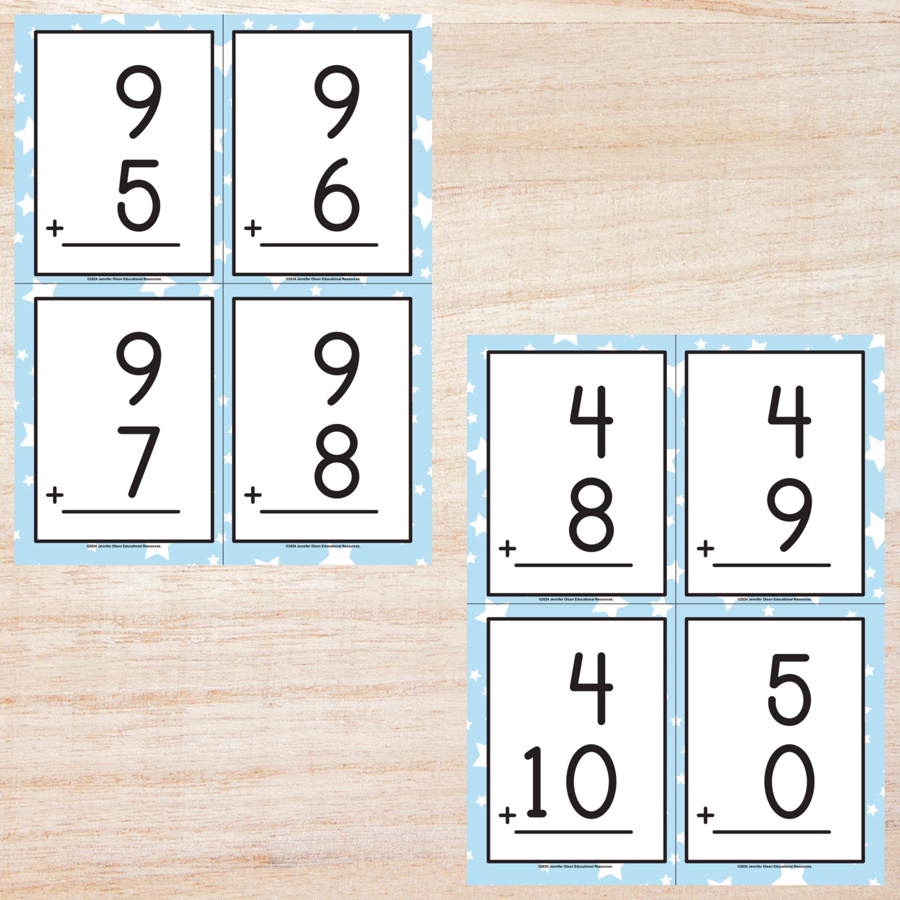 Addition Flashcards - Etsy