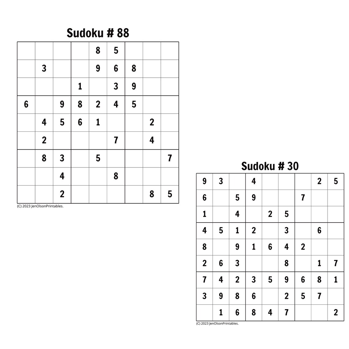 500 Easy Sudoku - Etsy