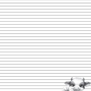 Daisy-themed Notebook Paper - Etsy