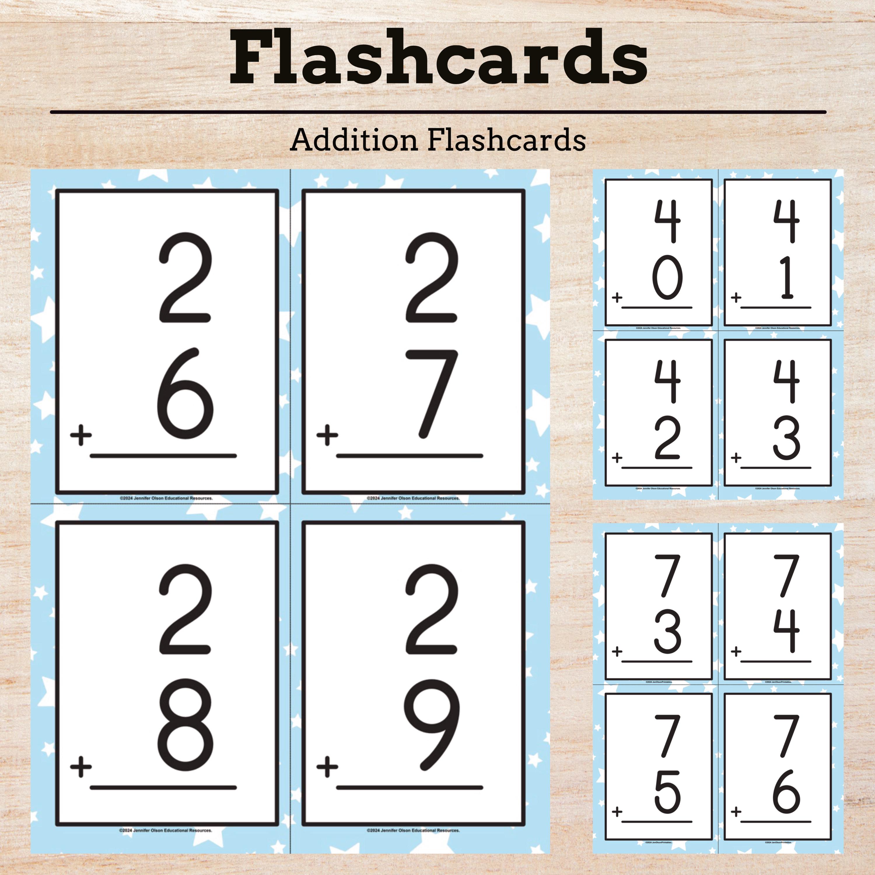 Addition Flashcards - Etsy