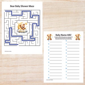 14 Baby Shower Activities - Etsy