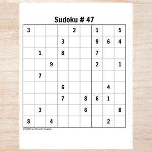 100 Hard Sudoku Puzzles Vol. 5 - Etsy
