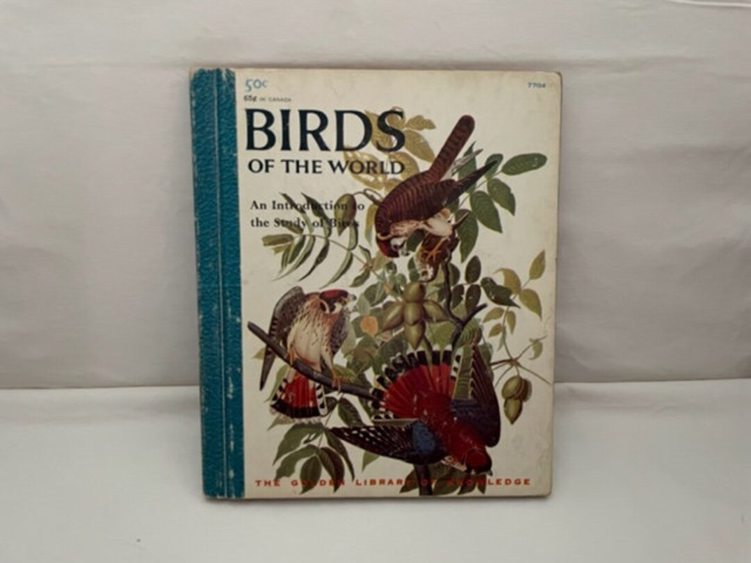 Vintage Golden Library of Knowledge Birds of the World - Etsy