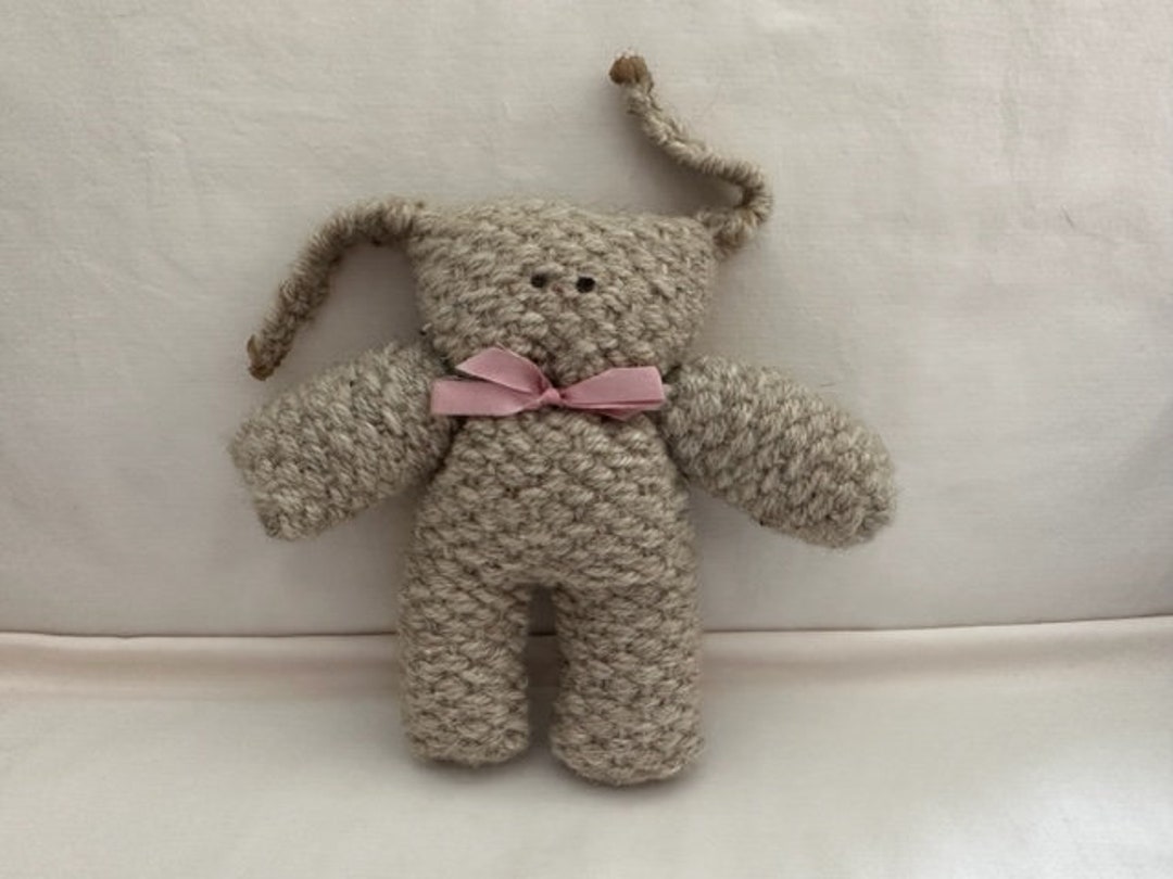 Vintage Woven Wool Particular People Stuffed Animal - Etsy