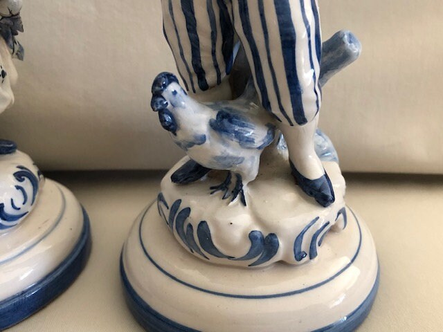 Vintage Pair Meiselman Italy Art Pottery Figurines - Etsy