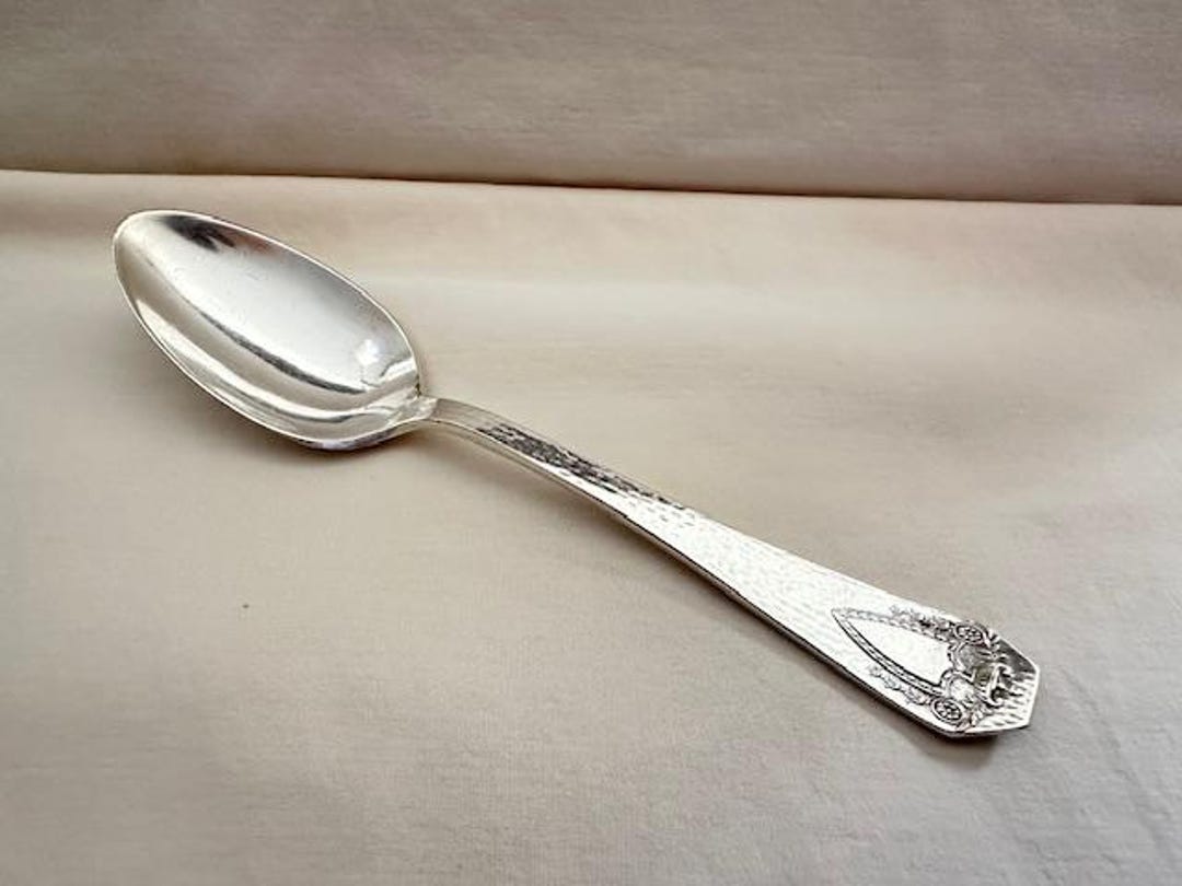 Antique 1847 Rogers Bros. Heraldic Pattern Spoon - Etsy