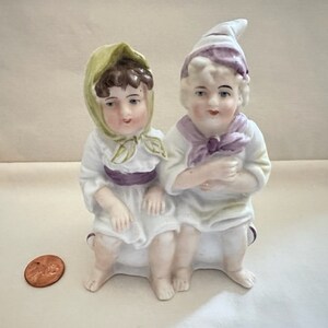 Antique German Porcelain Bisque Potty Babies Figurine - Etsy