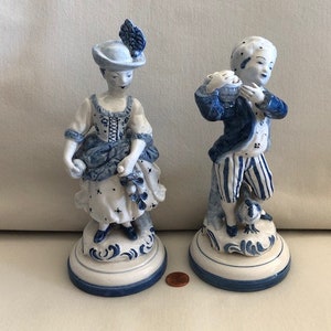 Vintage Pair Meiselman Italy Art Pottery Figurines - Etsy