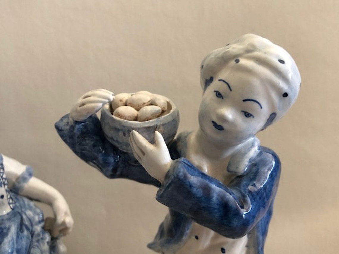 Vintage Pair Meiselman Italy Art Pottery Figurines - Etsy
