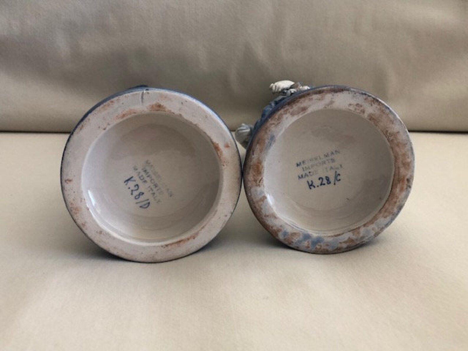 Vintage Pair Meiselman Italy Art Pottery Figurines - Etsy