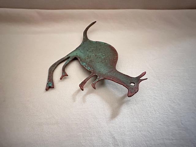 Vintage Copper Cut Out Kangaroo Brooch Pin - Etsy