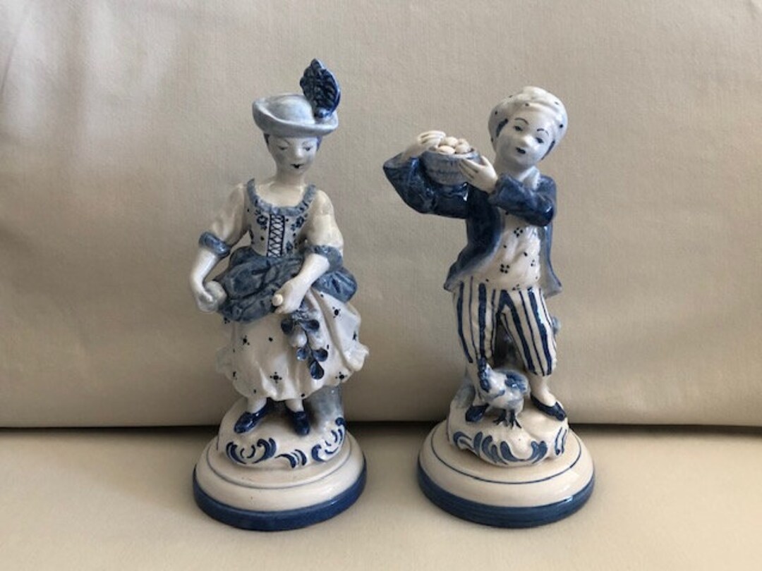 Vintage Pair Meiselman Italy Art Pottery Figurines - Etsy
