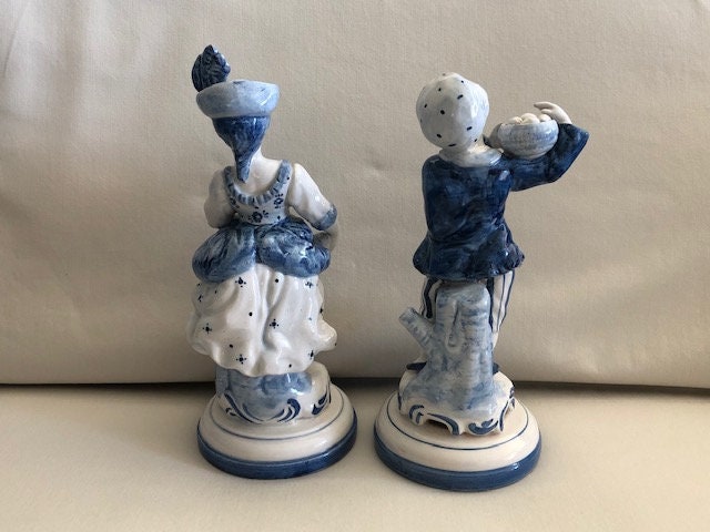 Vintage Pair Meiselman Italy Art Pottery Figurines - Etsy
