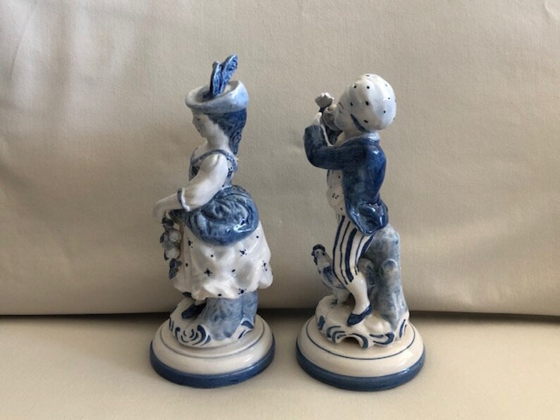 Vintage Pair Meiselman Italy Art Pottery Figurines - Etsy