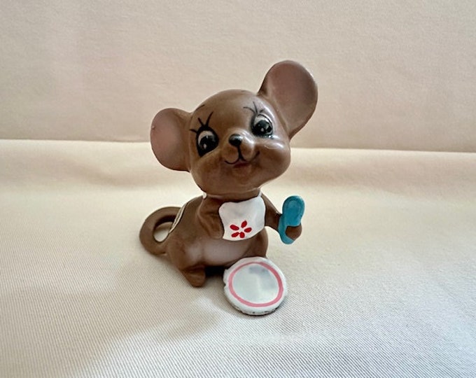 Vintage Josef Originals Nibbles Miniature Mouse Figurine - Etsy