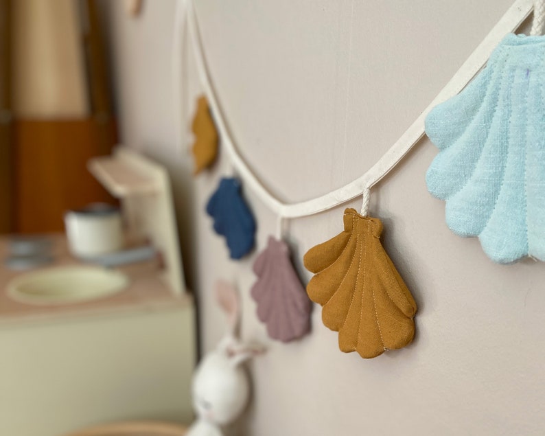 Seashell Garland Wall Hanging - Instant Download Sewing Pattern, DIY ...