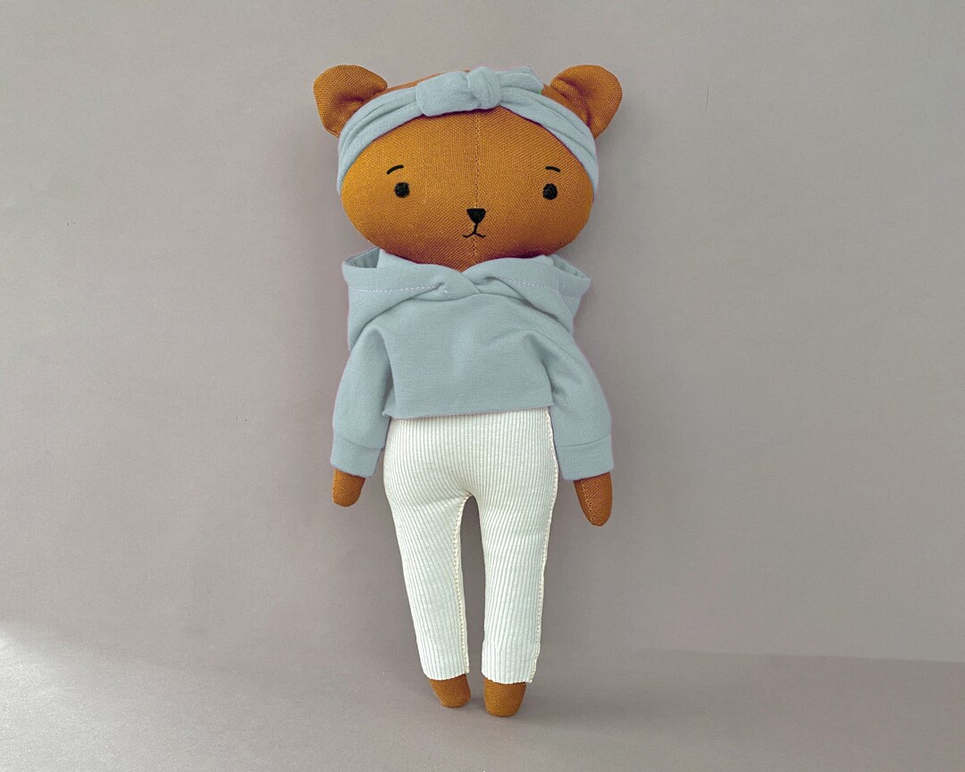 Teddy Sewing Pattern With Clothes Easy Pdf Sewing Pattern With Step by ...