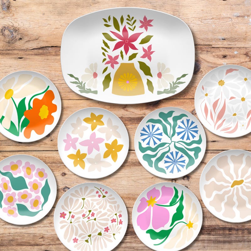 Boho Dinnerware - Etsy