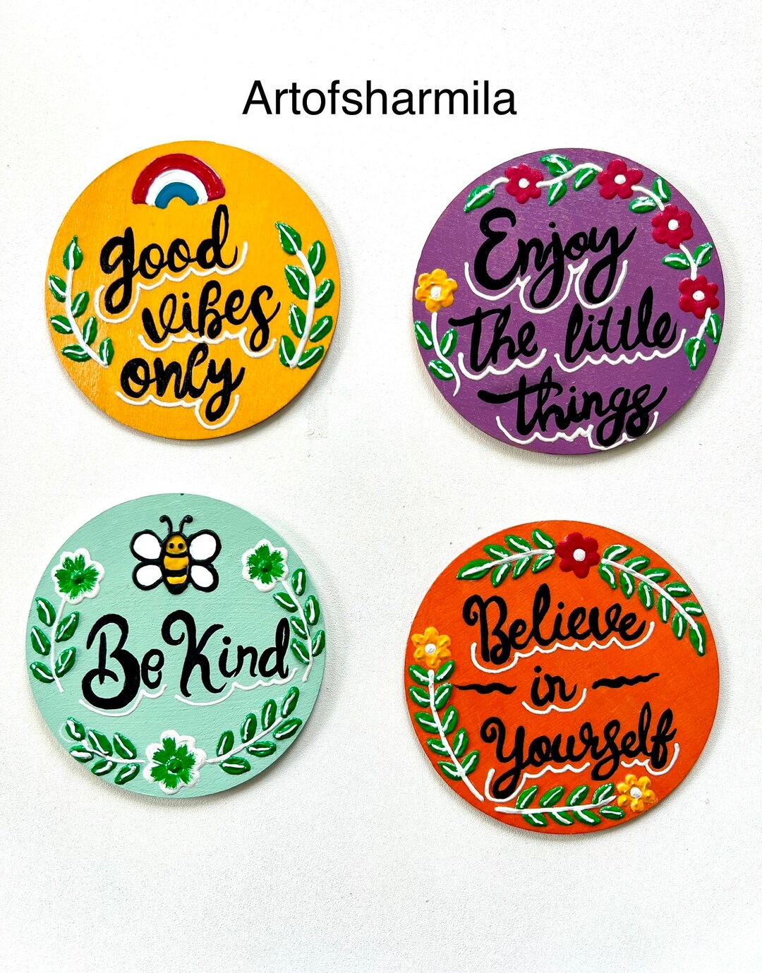 Refrigerator Magnets,motivational Fridge Magnets, Beautiful Fridge ...