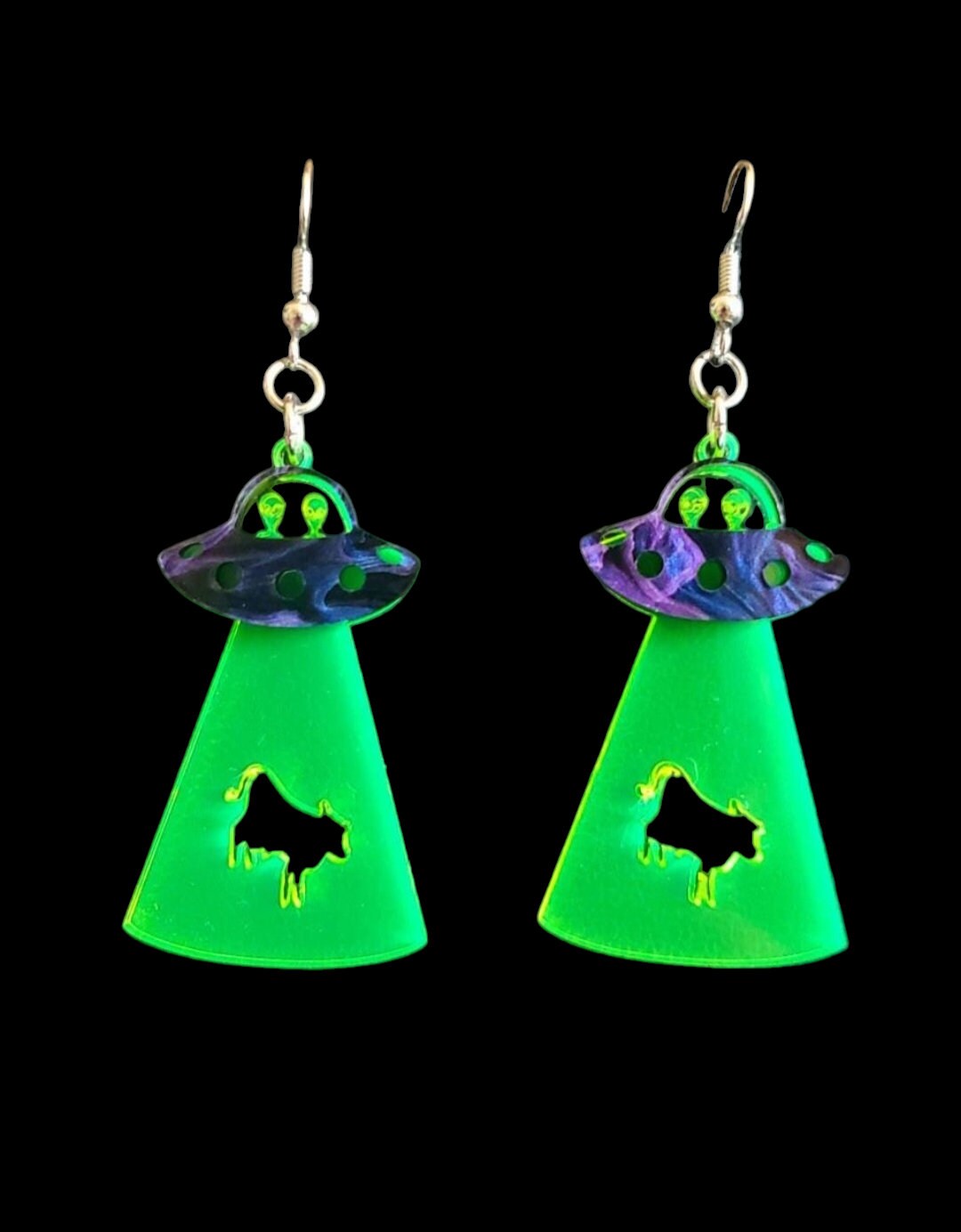Alien Abduction Earrings - Etsy