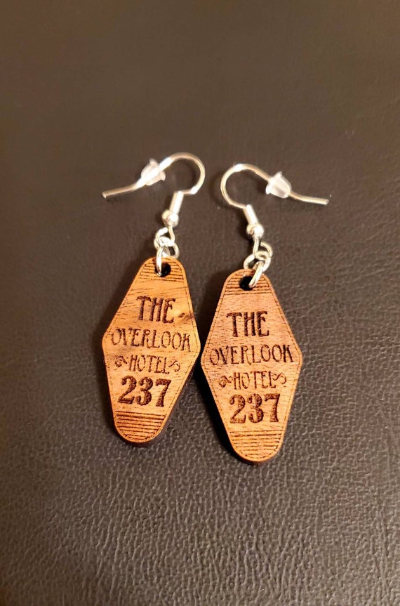 Overlook Hotel Key Earrings - Etsy