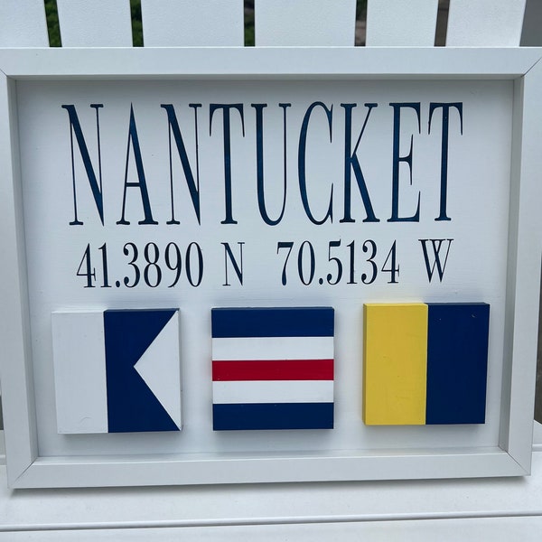 Nautical Flag Sign - Etsy