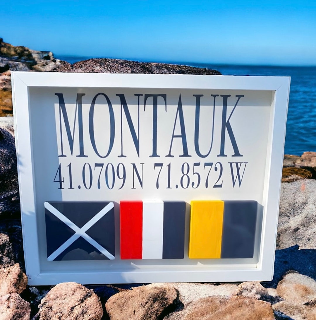 Custom Nautical, Coordinates, Nautical Flag - Etsy