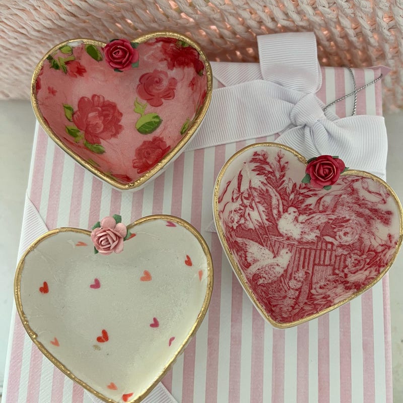 Ceramic Dish With Heart - Etsy