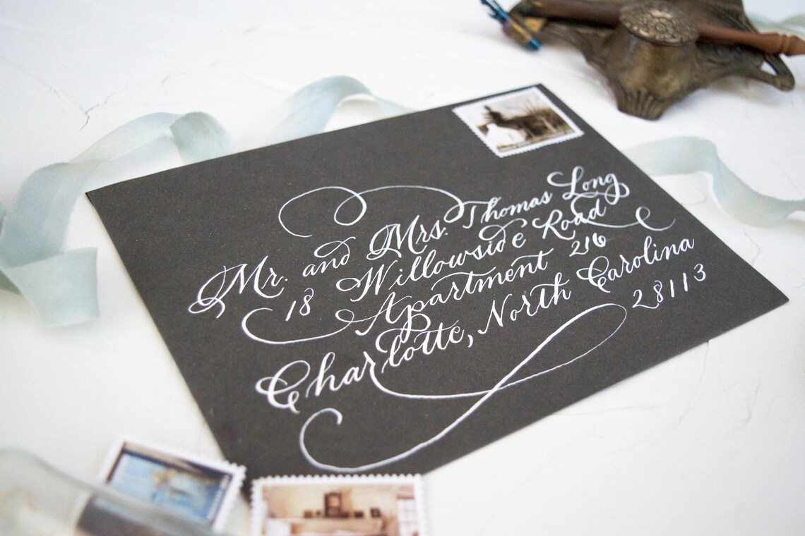 Calligraphy Envelope, Wedding Calligraphy, Envelope Addressing ...