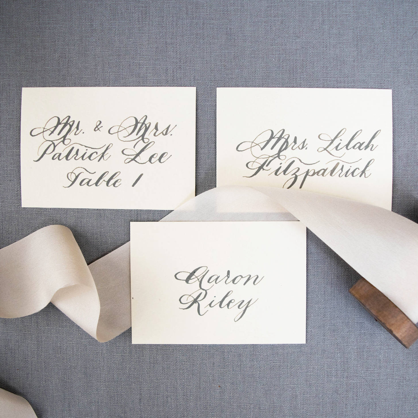 Wedding Place Cards Calligraphy Place Cards Place Card | Etsy