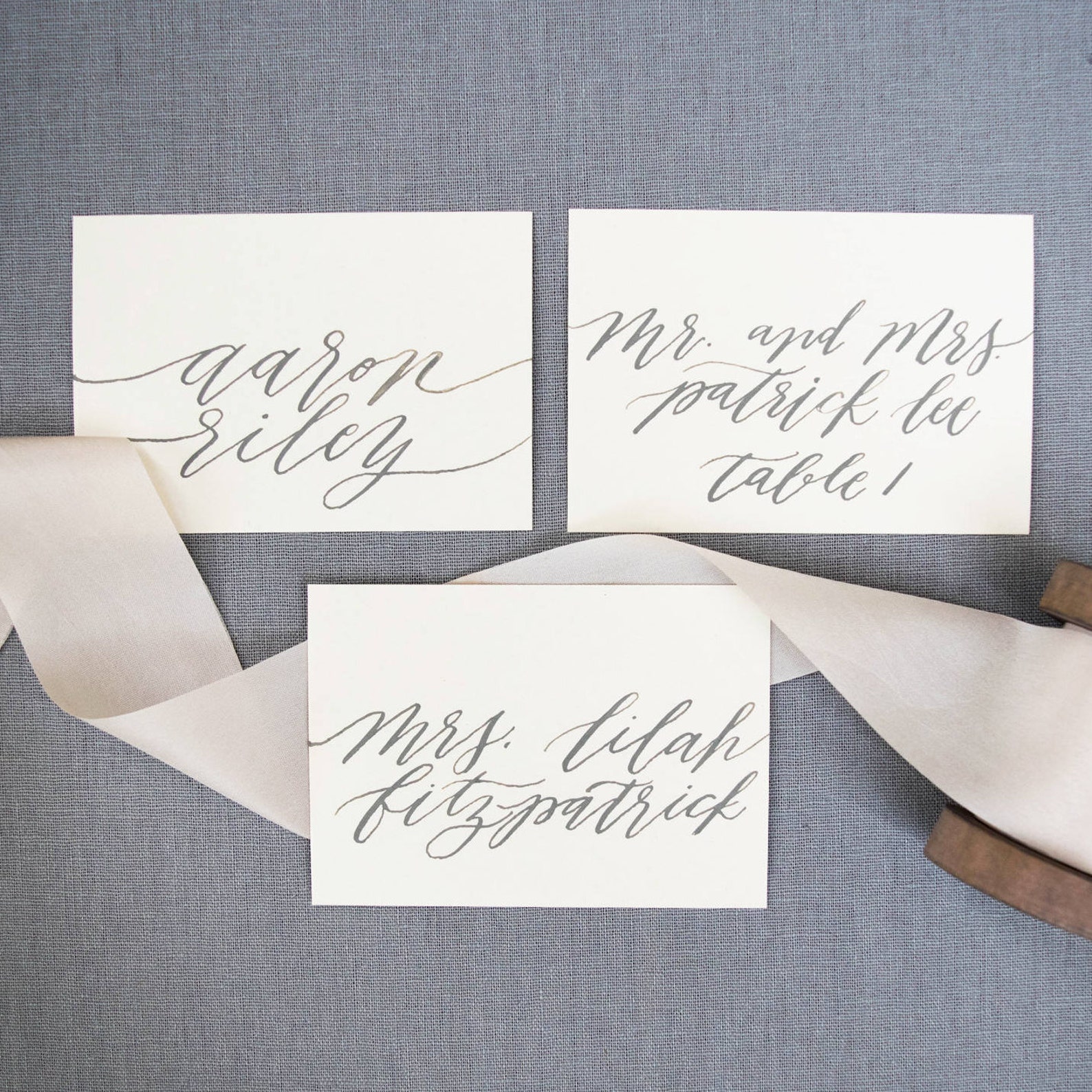 Wedding Place Cards Calligraphy Place Cards Place Card - Etsy