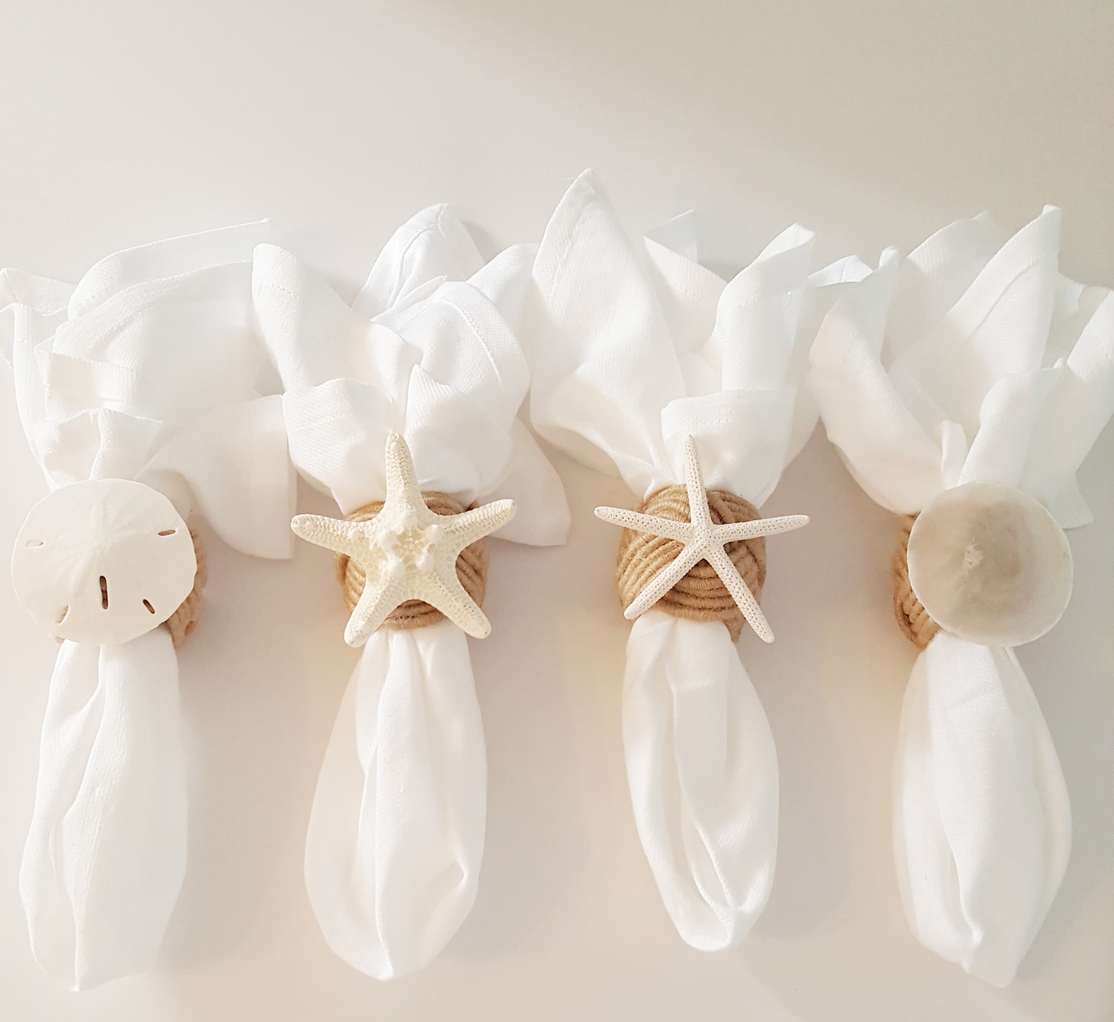 Set of Coastal Napkin Rings Nautical Table Decor Nautical - Etsy