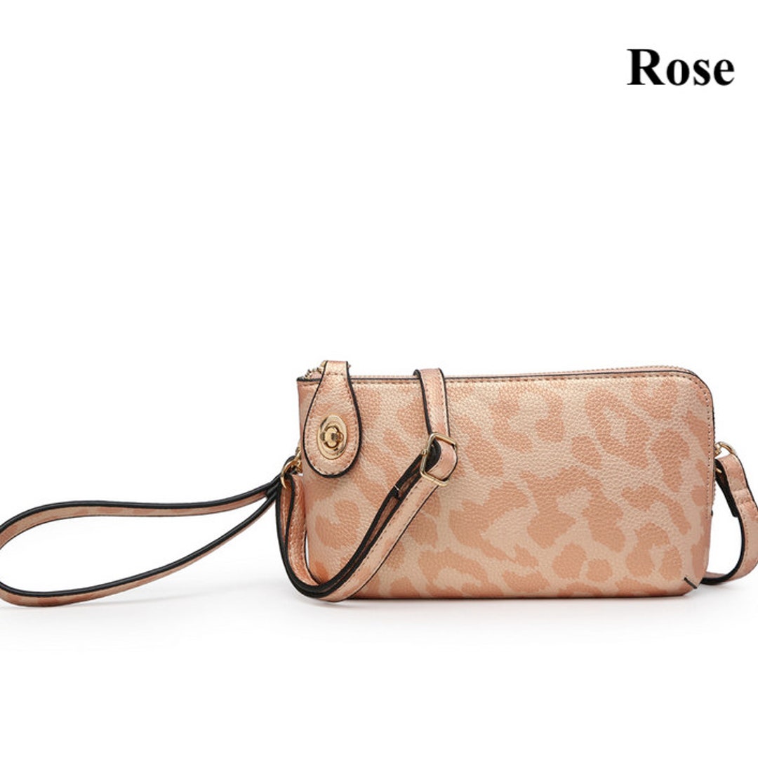 Kendall Cheetah Twist Lock Crossbody, Crossbody, Twist Lock Crossbody ...
