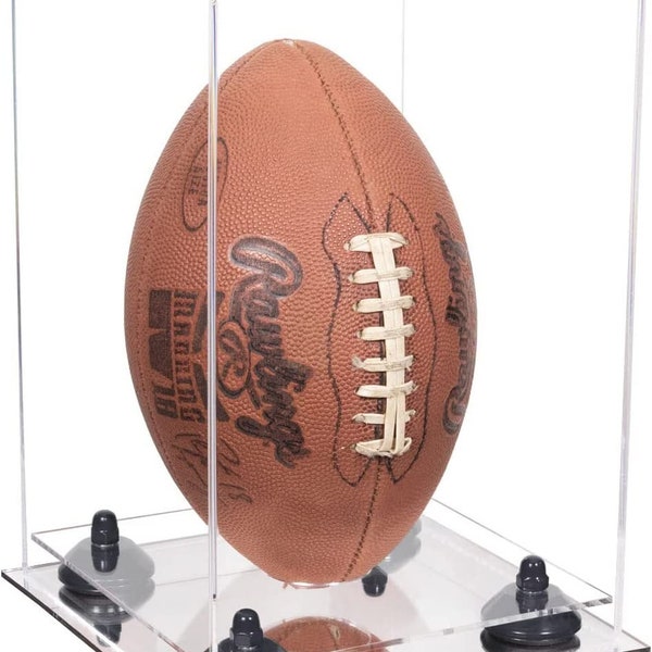 Nfl Vertical Football Display Case - Etsy