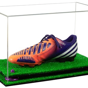 Clear Acrylic Large Shoe Display Case for Basketball Shoe Soccer Cleat ...