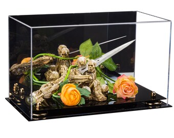 Versatile Acrylic Display Case Medium Rectangle Box With | Etsy