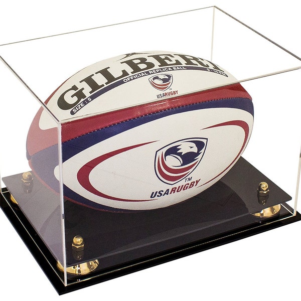 Rugby Ball Display Case - Etsy
