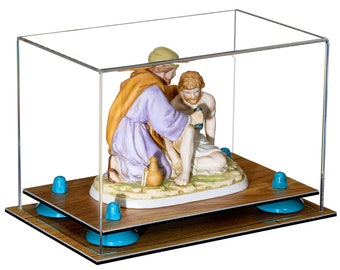 Acrylic Display Box Wood Base - Etsy