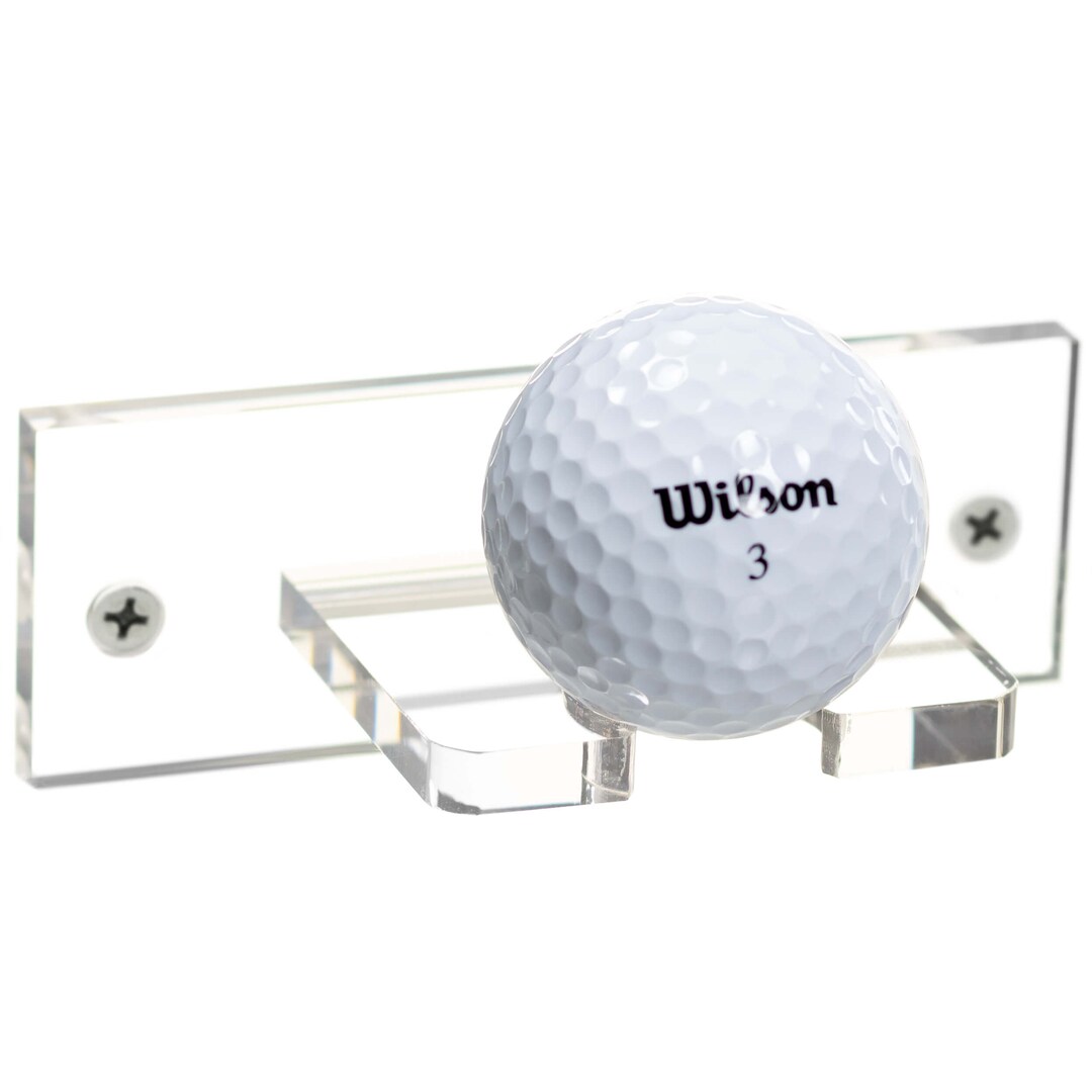 Better Display Cases Clear Acrylic Wall Mount for Single Golf Ball ...