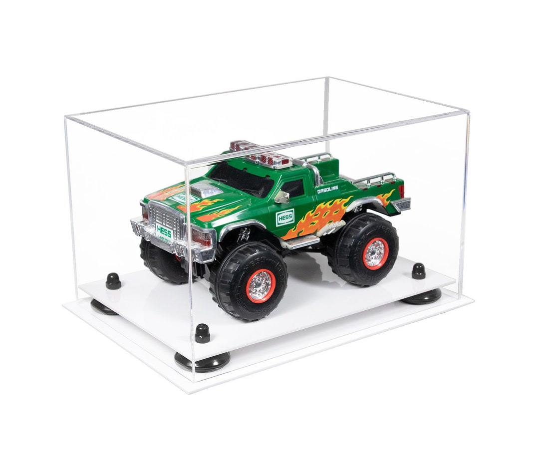 Acrylic Versatile Display Case - Medium Rectangle Box With Case, Risers ...