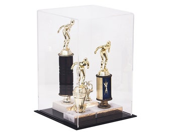 Versatile Acrylic Display Case Cube Dust Cover and Riser | Etsy