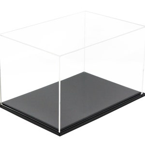 Versatile Acrylic Display Case, Cube, Dust Cover and Riser 12" X 8.25 ...
