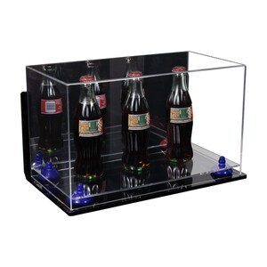 Versatile Acrylic Display Case - Medium Rectangle Box With Risers and ...